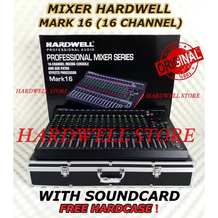 Jual Mixer Audio 16 Channel Hardwell MARK 16 Original Mixer Soundcard ...