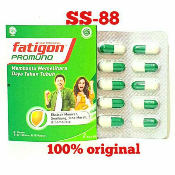 Jual FATIGON PROMUNO ~ UNTUK DAYA TAHAN TUBUH (STRIP ISI 10 KAPSUL ...