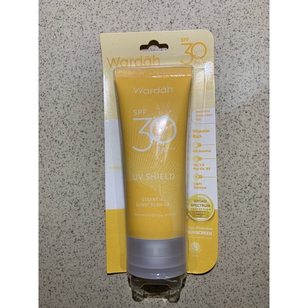 Jual Wardah sun care sunscreen gel spf 30 40ml(kemasan baru) | Shopee Indonesia