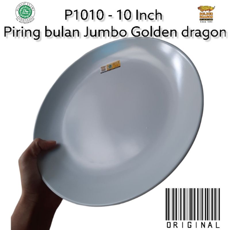 Jual Grosir dan Ecer P1010 - Piring bulan Jumbo 10 Inch Golden dragon ... Jual Grosir dan Ecer P1010 - Piring bulan Jumbo 10 Inch Golden dragon ...