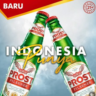 Jual Prost Pilsener Beer 330 ml Bottle - Bir Pilsner merah baru isi 24 ...
