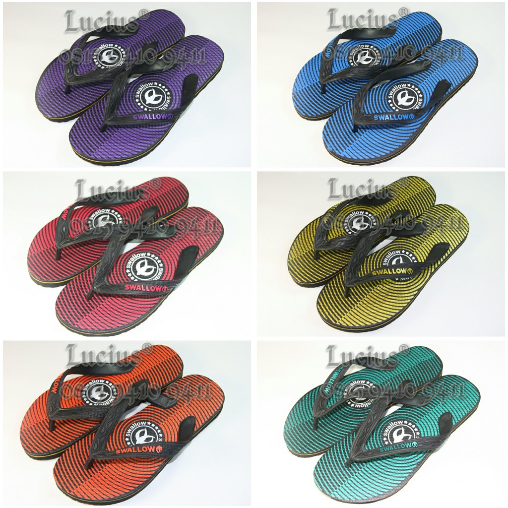 Jual Sandal Jepit Swallow Target (serian isi 6 pasang) | Shopee Indonesia