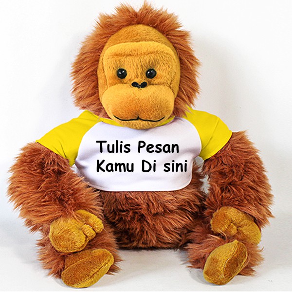 Jual Boneka Monyet / Orang Utan Custom Hadiah Ulang Tahun Event Acara ...