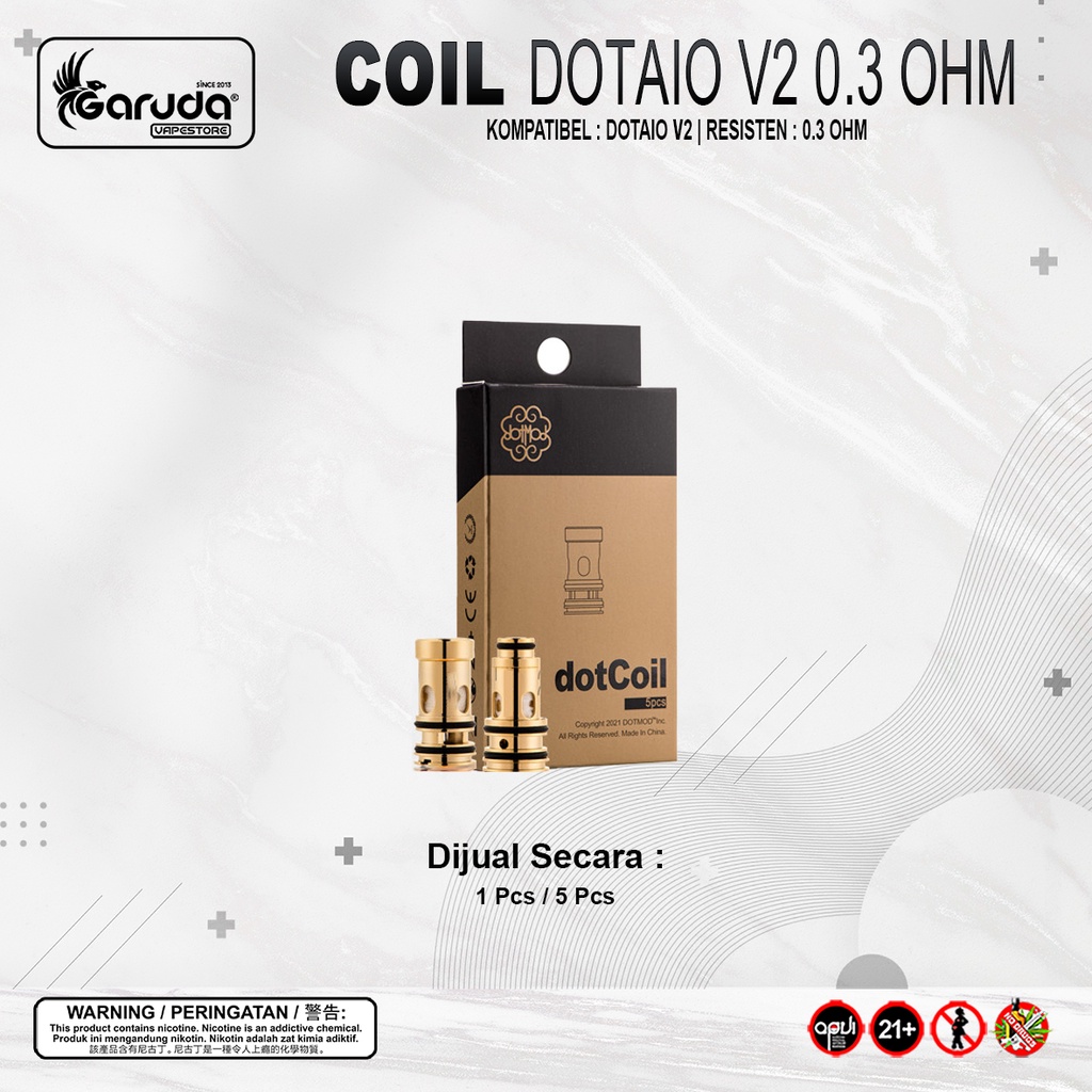 Jual Dotaio V2 Coil 0.3 by Dotmod 1Pcs 100% Authentic | Shopee Indonesia