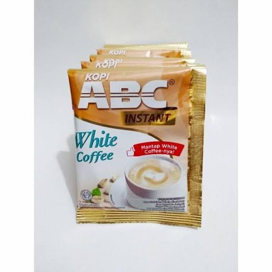 Jual Kopi ABC White Instant sachet - 1 renteng ( isi 10 pcs @20 gr ...