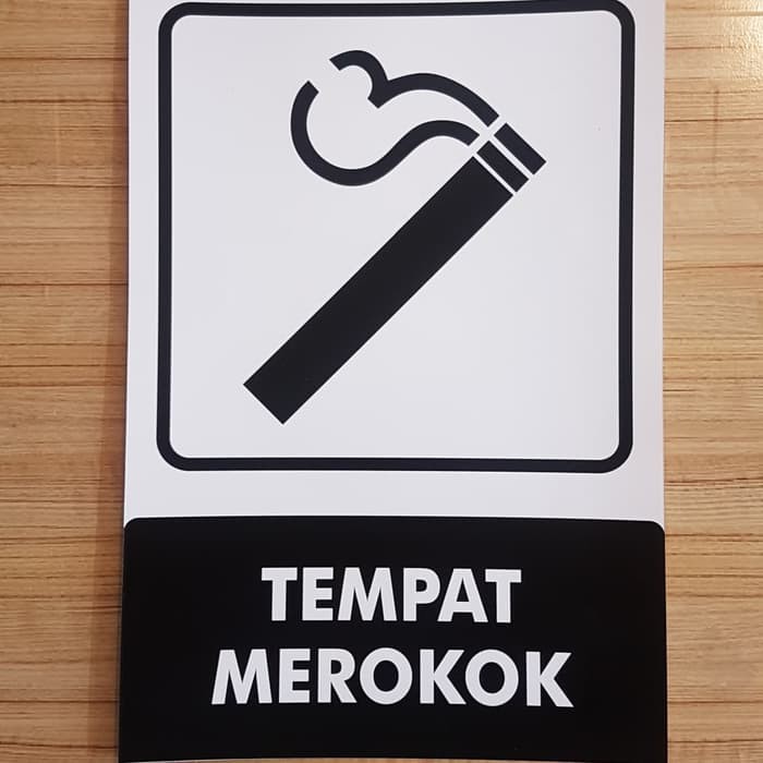 Jual STICKER K3 RAMBU 20X30CM TEMPAT MEROKOK | Shopee Indonesia