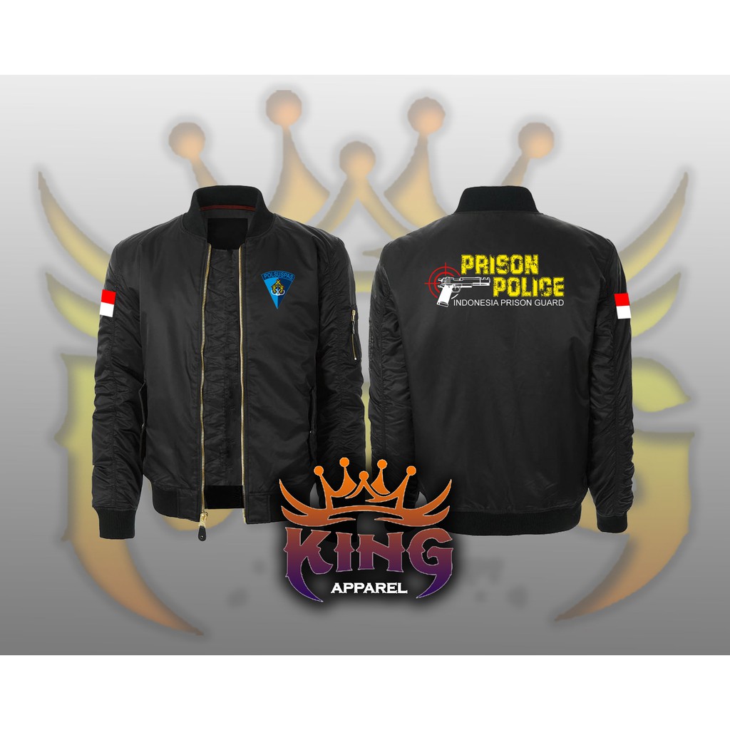 Jual Jaket Bomber POLSUSPAS Prison Police Bayar Di Tempat Indonesia ...