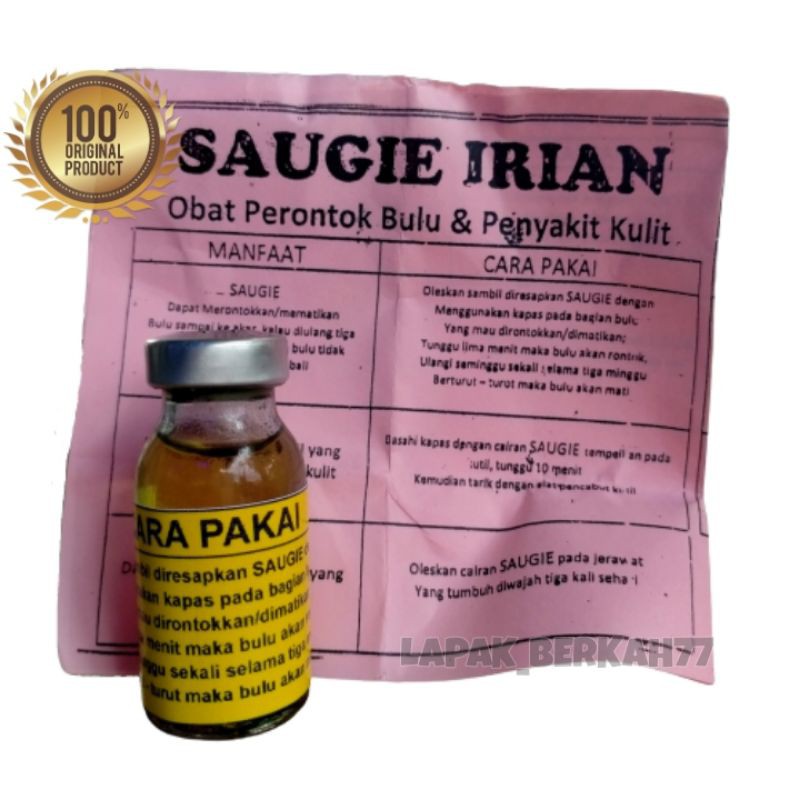 Jual SAUGIE IRIAN obat perontok bulu dan penyakit kulit (BISA BAYAR ...