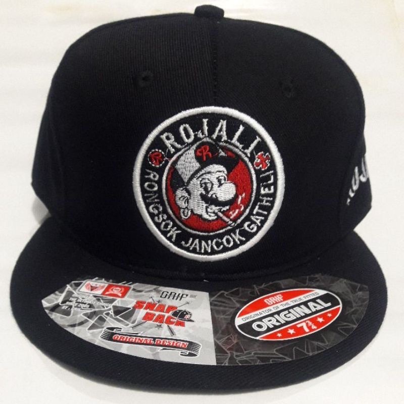 Jual TOPI ROJALI RONGSOK JANCUK GATHEL FULL BORDIR ORIGINAL PREMIUM ...