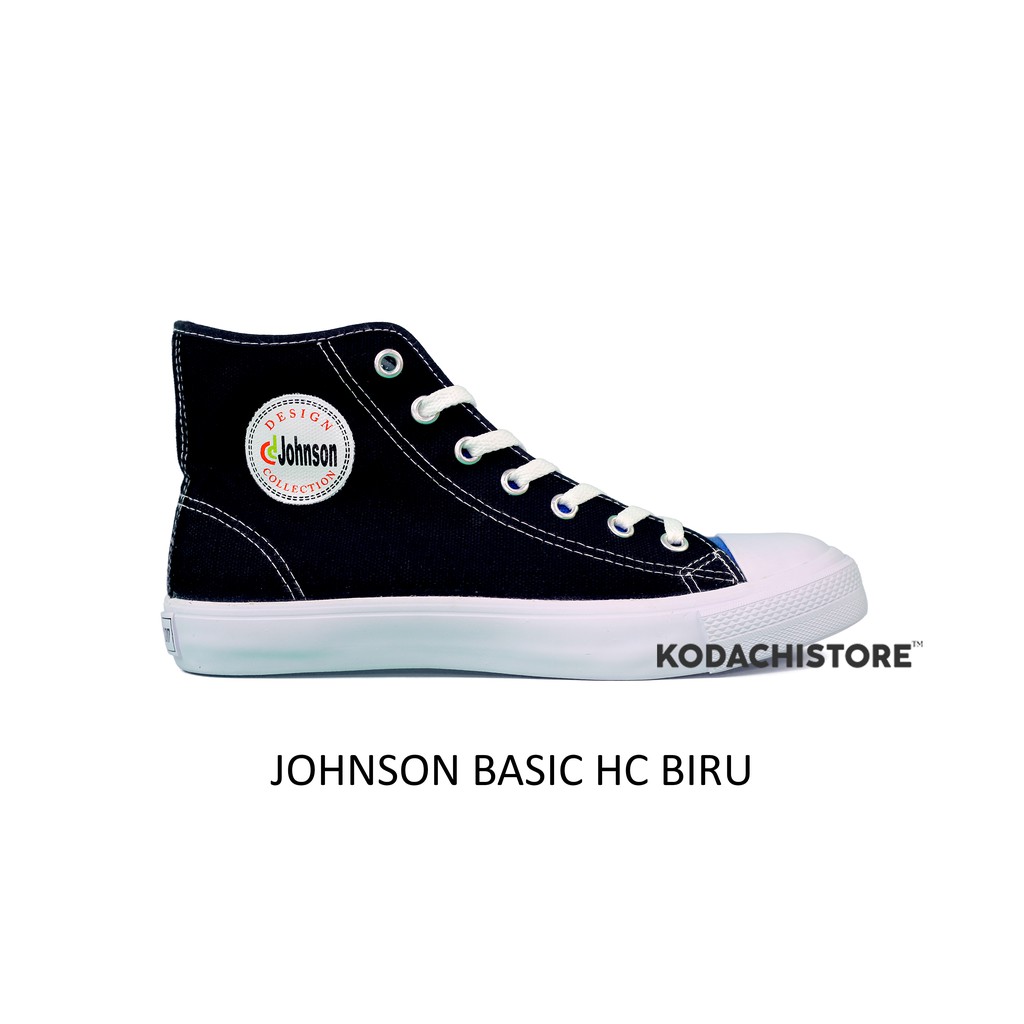 Jual Sepatu Vulcanized - Sepatu Johnson Basic HC Hitam Oren | Shopee ...