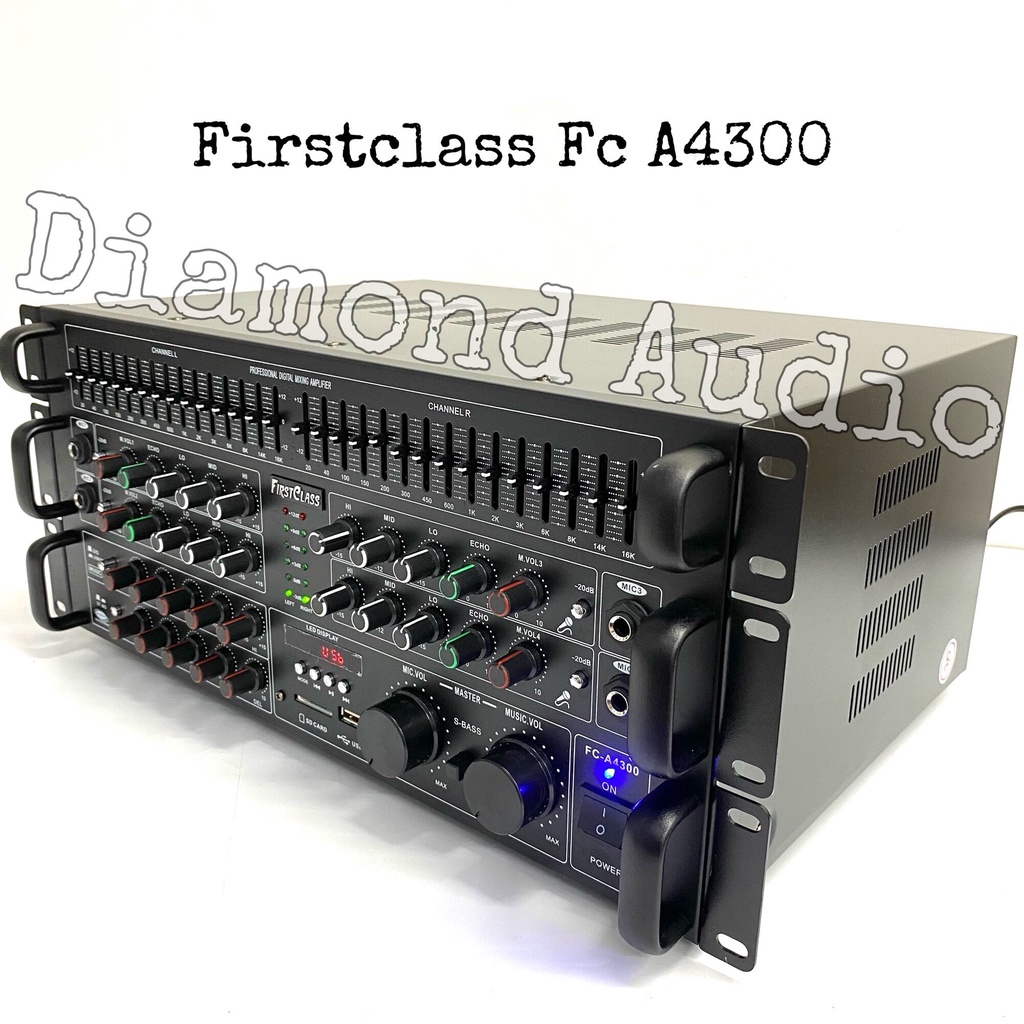 Jual Power Amplifier First Class A4300 Usb Bluetooth Power Mixer Ampli ...