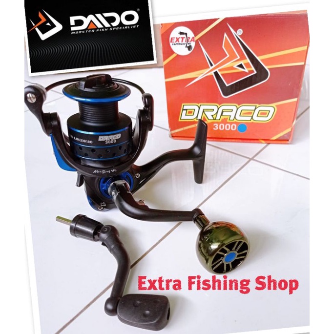Jual REEL DAIDO DRACO 1000 3000 4000 ALUMUNIUM SPOOL 6 BALL BEARINGS ...
