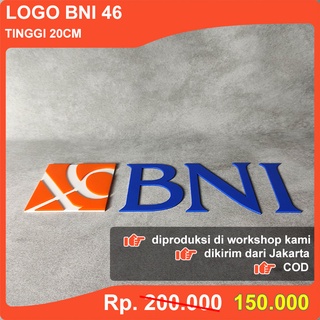 Jual LOGO BNI 46 Bahan Akrilik Laser Cutting | Shopee Indonesia