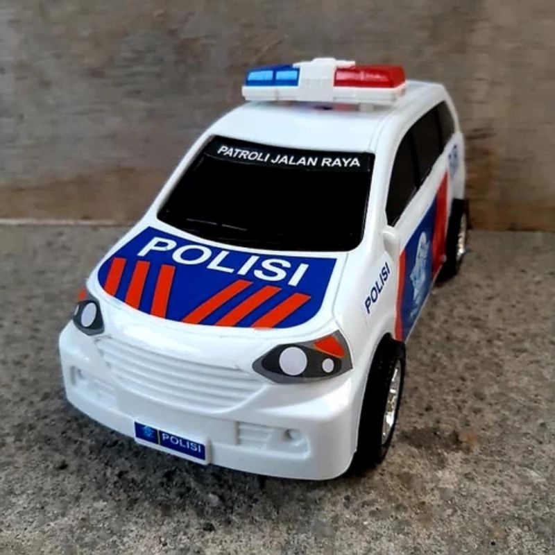 Jual mainan mobil polisi patroli - miniatur mobilan PJR anak laki cowok ...