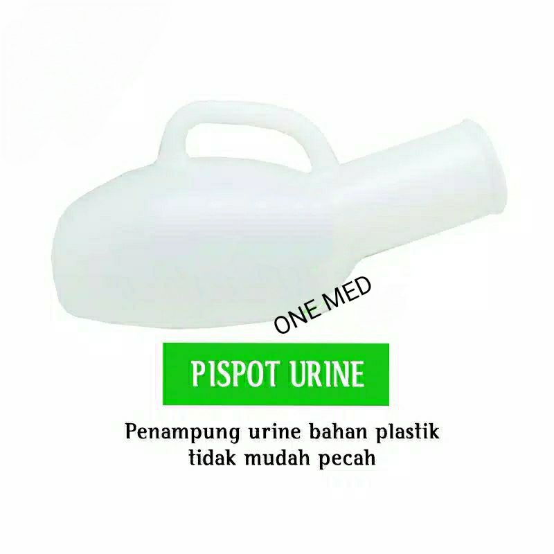 Jual Pispot urinal urine cowok pria laki laki ONE MED / pispot plastik ...