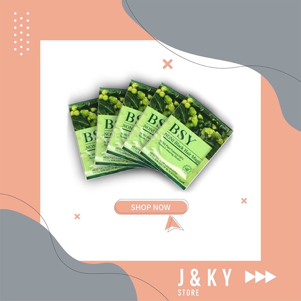 Jual COD BSY NONI Shampoo Penghitam Rambut Alami / Black Hair Magic ORI ...