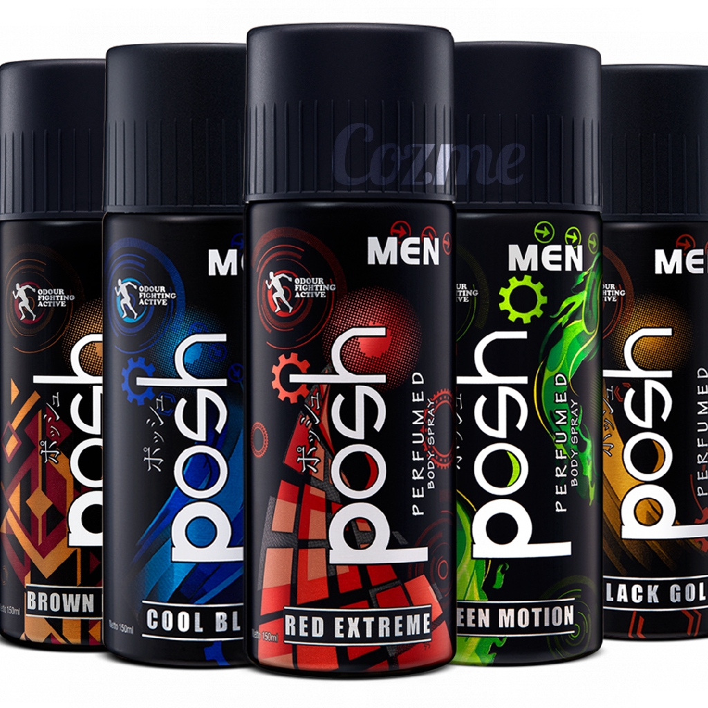 POSH Men Perfumed Body Spray 150mL | Shopee Indonesia
