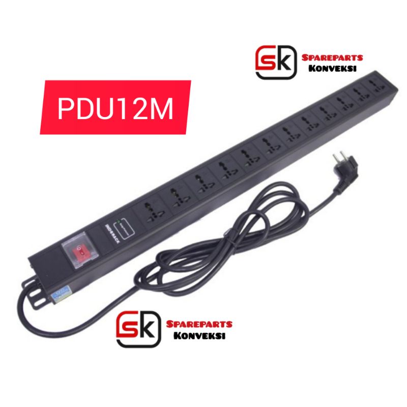 Jual PDU PDU12M POWER DISTRIBUTION UNIT STOP KONTAK COLOKAN LISTRIK ...