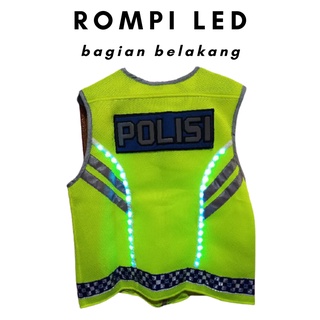 Jual Rompi Safety Vest Rompi Lampu Rompi Polisi Pengaman Lampu Led ...
