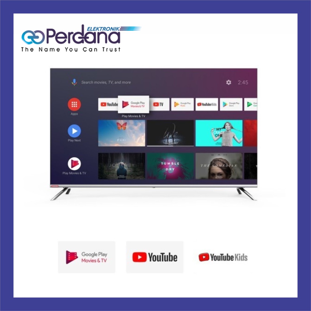 Jual LED TV CHANGHONG 40 INCH SMART ANDROID 11 - L 40 G7P | Shopee Indonesia