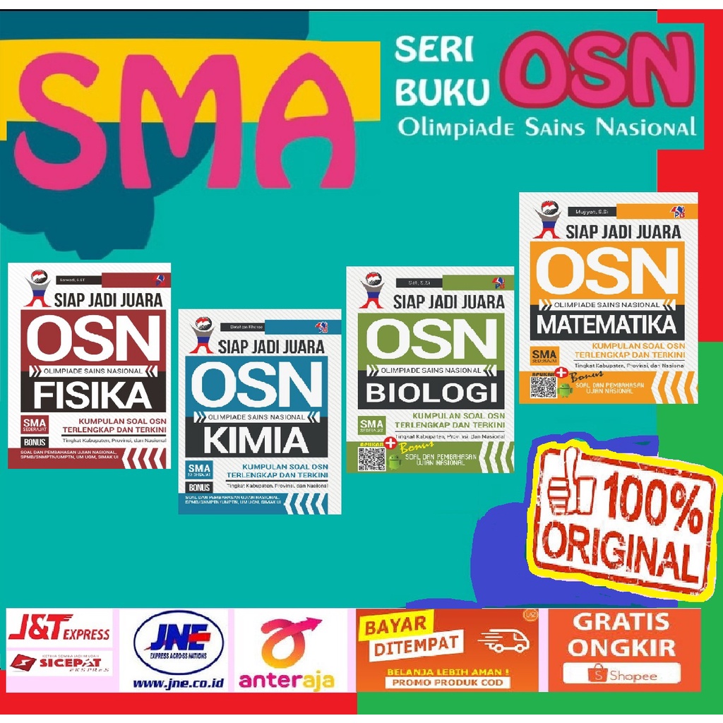 Jual Buku OSN SMA Siap Jadi Juara OSN (Olimpiade Sains Nasional) SMA ...