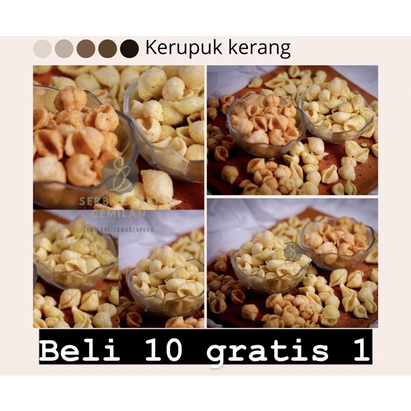 Jual Cemilan kita | Kerupuk kerang | Keripik | Pedas | Asin | Jajanan ...