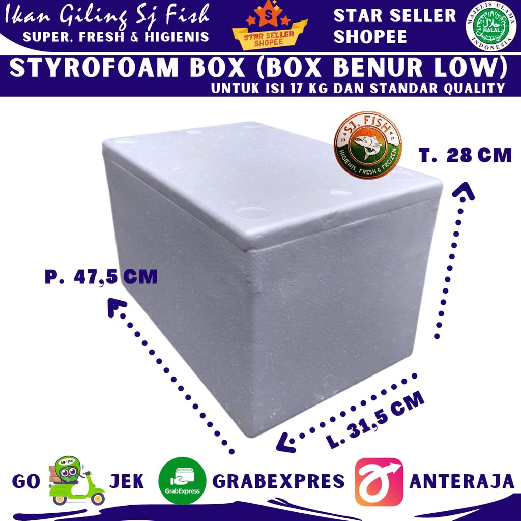 Jual STYROFOAM BOX UNTUK ISI 17 KG | Shopee Indonesia
