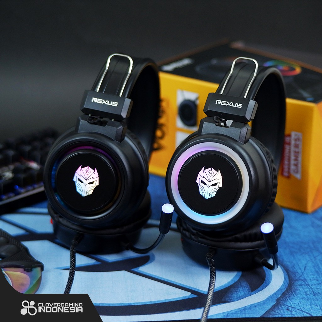 Rexus Vonix F30 LED Backlit Gaming Headset F 30 F-30 LED RGB | Shopee ...