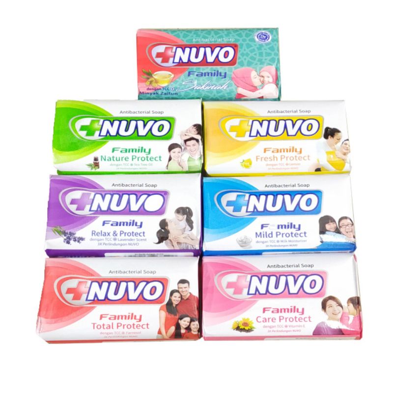 Jual NUVO Family Sabun Batang 76 | Sabun Mandi Bar Soap Sabun Anti Bakteri | Shopee Indonesia