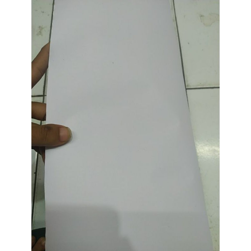 Jual stiker putih backgroun putih polos per 10cm | Shopee Indonesia