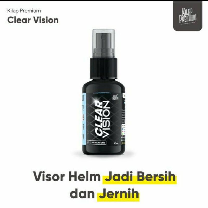Jual Kilap Premium Clear Vision Pembersih Kaca Helm Indonesia|Shopee ...