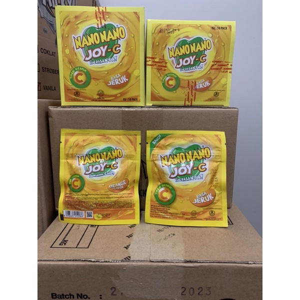 Jual Permen Nano Nano Joy C Rasa Jeruk Kemasan Pouch isi 15 Butir ...