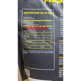 Jual Vectorlabs Mastermass 2lbs 2lb 900 gram 2lbs Gainer Vector Labs ...