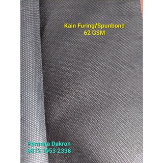 Jual Kain Furing/Spunbon GSM 62, GSM 90 (Meteran/Eceran Bahan untuk Tas ...