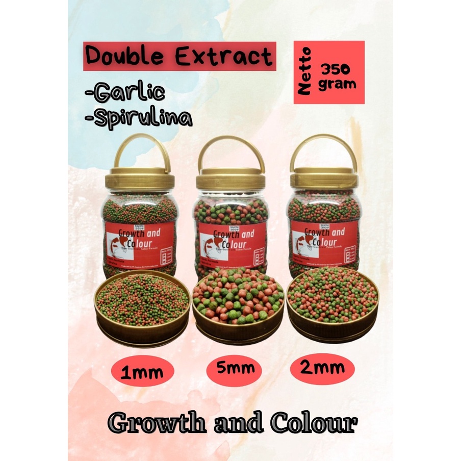 Jual Pakan Ikan Growth and Colour 350 g | Shopee Indonesia