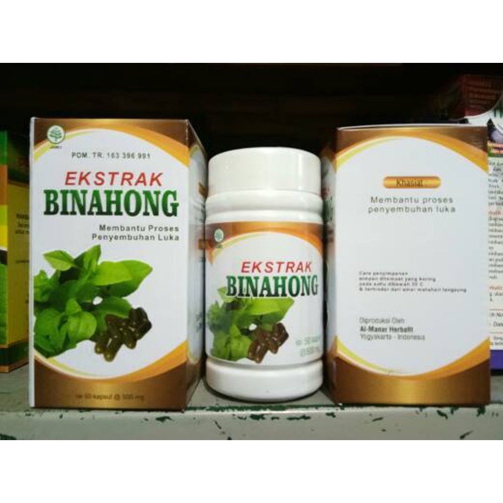 Jual Ekstrak Daun Binahong Isi 50 Kapsul Al Manar Shopee Indonesia