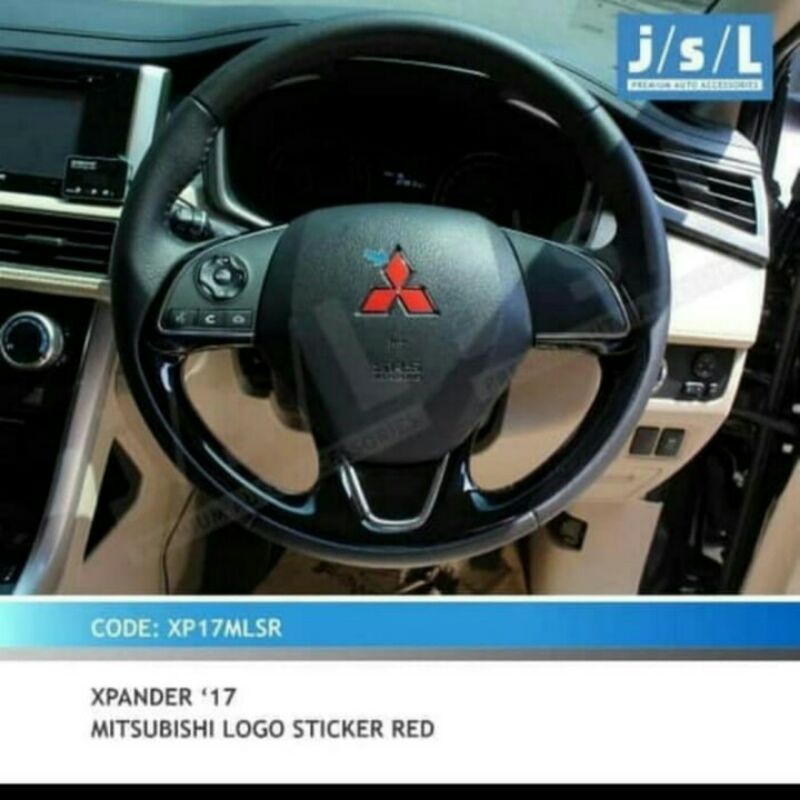 Jual Stiker Sticker Logo Setir Mitsubishi Xpander Merah Indonesia ...