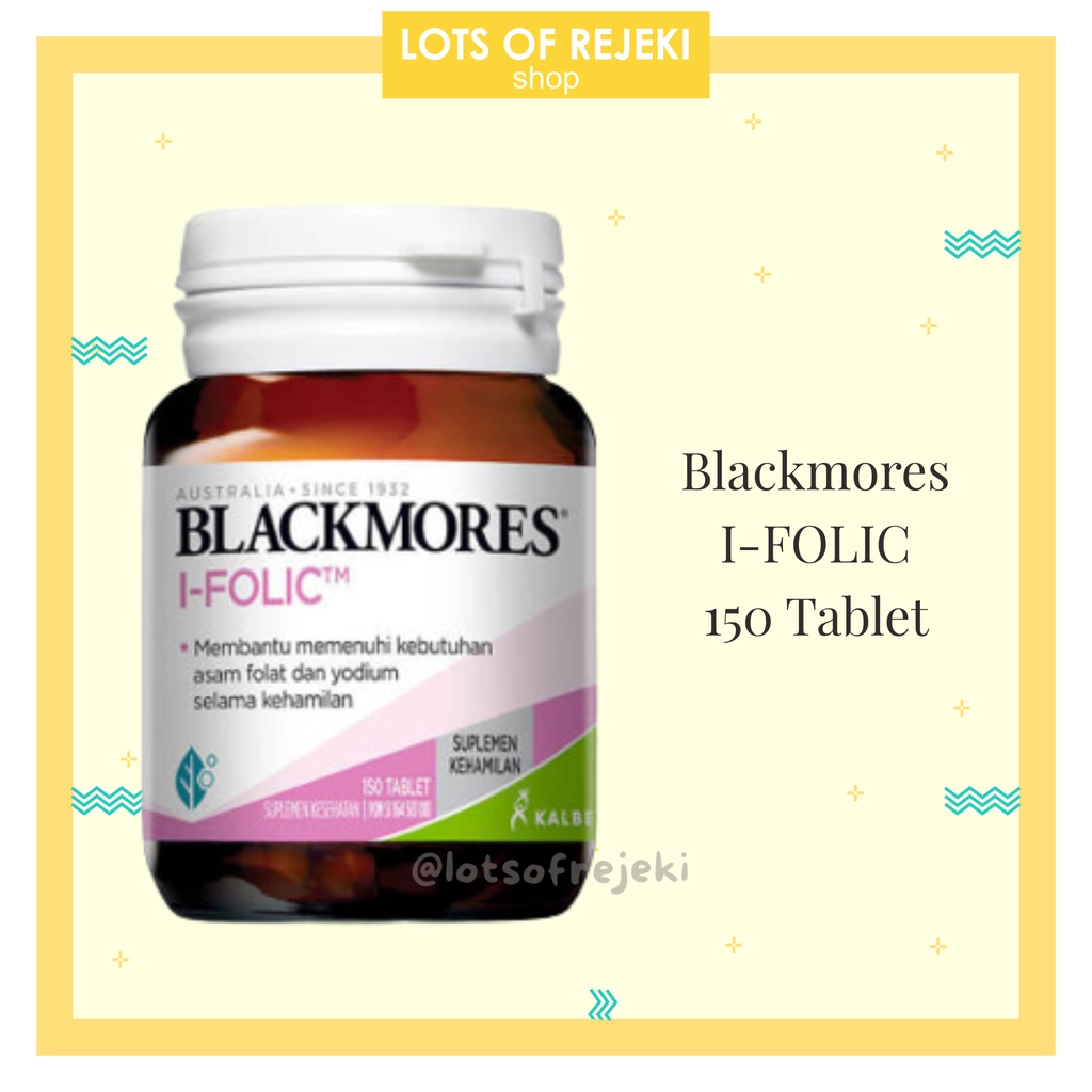 Jual Blackmores I-FOLIC 150 Tablet / Suplemen Kehamilan / Asam Folat ...