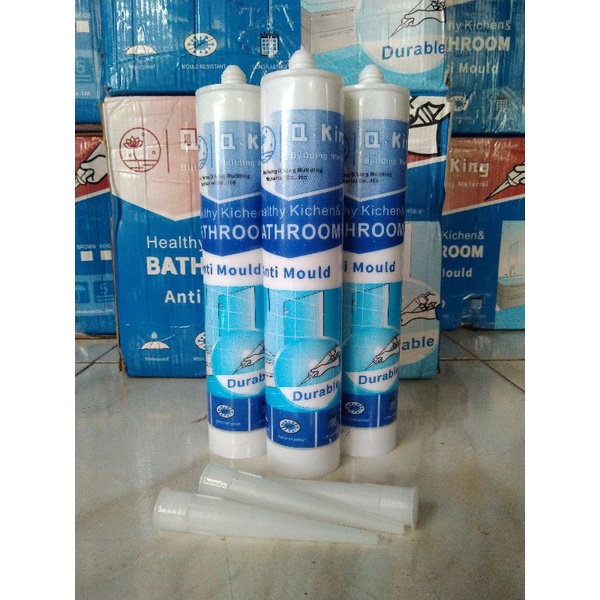 Jual PROMO!! Silikon Silen Lem Kaca Asam 310ml Silicone Sealant Acetic ...