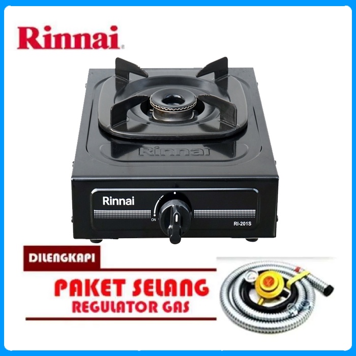 Jual Rinnai Kompor Gas 1 Tungku RI 201S NEW PRODUCT DARI RINNAI SNI | Shopee Indonesia