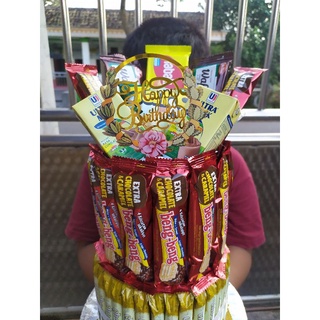 Jual Snack Tart 2 layer / Roti Jajan / Cake Snack / Snack Tart/ Jajan bentuk kue / Tart isi ...