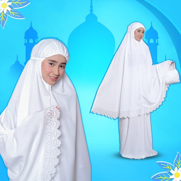 Jual Mukena Putih Polos Bali Dewasa Adem Mukenah Remaja Terbaru 2021 ...