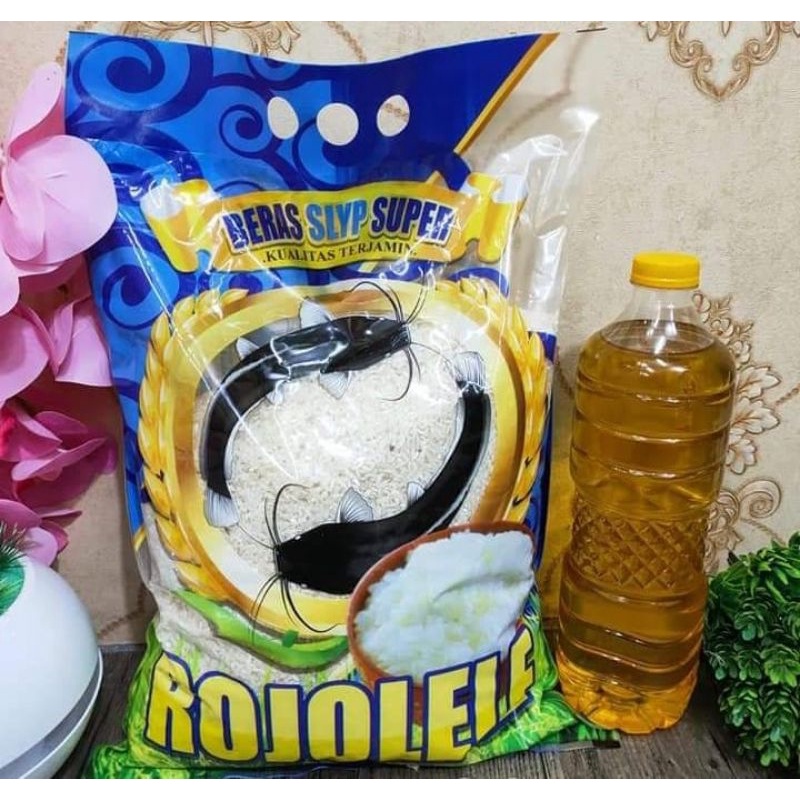 Jual Paket Hemat Beras 5 Liter + Minyak Goreng 1 Liter Sembako Murah ...