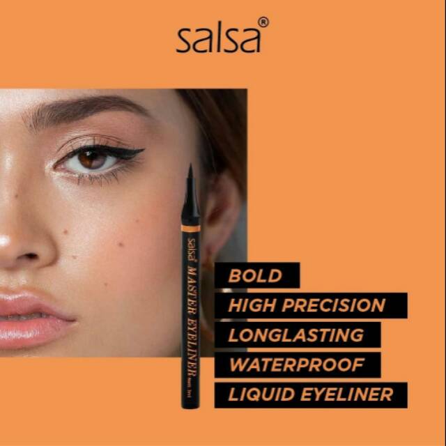 Jual Master eyeliner black salsa (eyeliner pen salsa) | Shopee Indonesia
