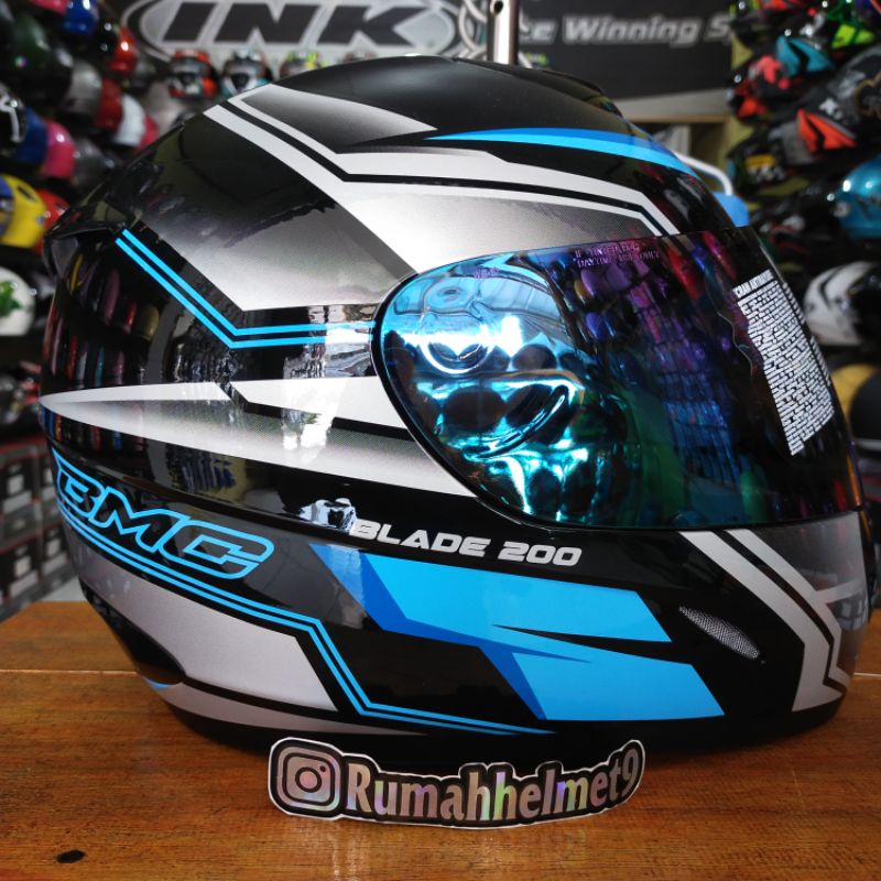 Jual HELM BMC BLADE MOTIF FULL FACE MURAH LISENSI DOT/SNI ORIGINAL ...