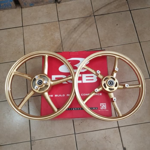 Jual VELG RCB RACINGBOY SP522 SATRIA FU OLD/NEW INJEKSI/KARBU GOLD ...
