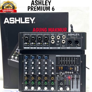 Jual MIXER AUDIO ASHLEY PREMIUM-6 (6 CHANNEL)RECORD PLUS SOUNCARD,BLUETOOTH | Shopee Indonesia