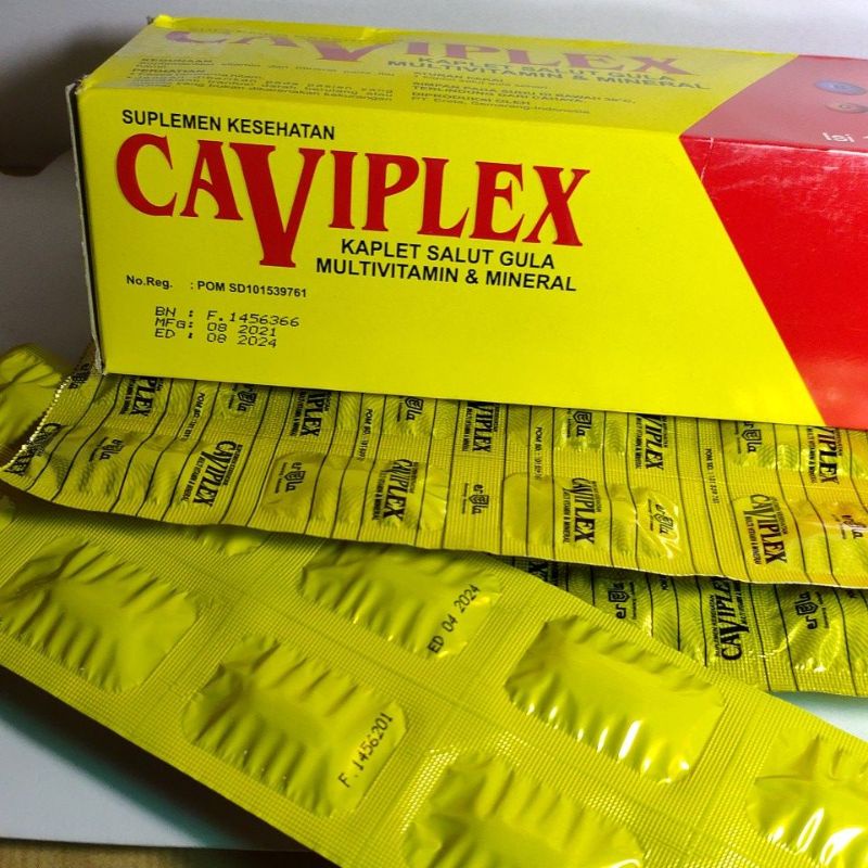 Jual CAVIPLEX MULTIVITAMIN & MINERAL" Harga paket per (5) strip/5 ...