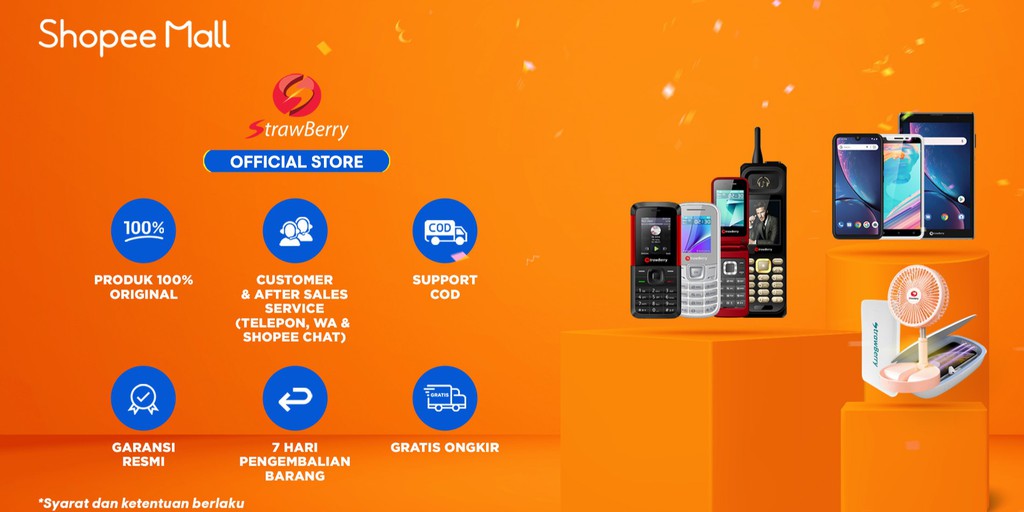 Toko Online Strawberry Official Shop | Shopee Indonesia