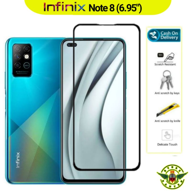 Jual Infinix Note 8 Tempered Glass - Gorila Glass. Anti Gores Tg Not 8 ...